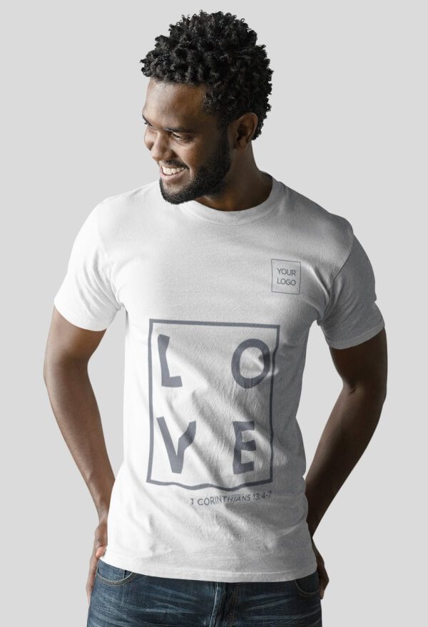 Personalised Love Unisex Tee Shirt • Greetings World